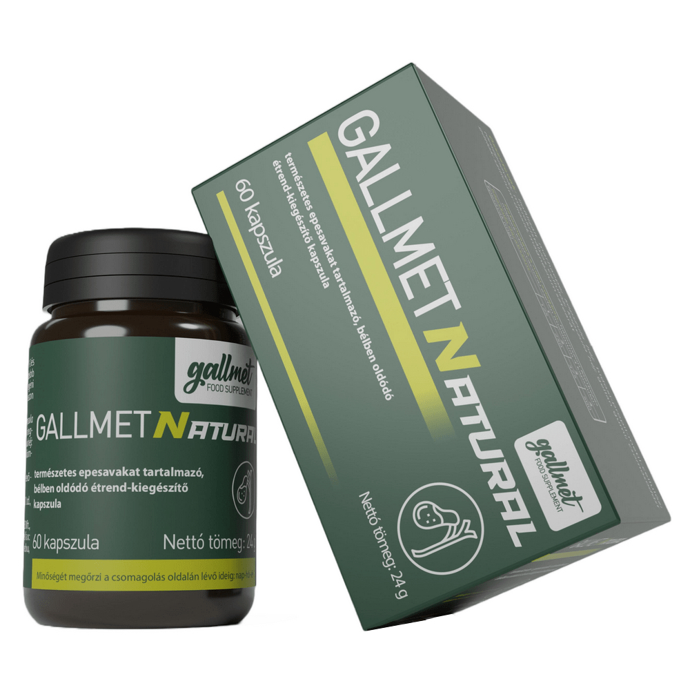 GALLMET Natural - žlčové kyseliny - 60 kapsúl :: Gallmet